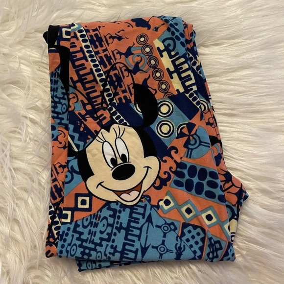 LuLaRoe | Bottoms | New Lularoe Disney Minnie Mouse Leggings Tween ...